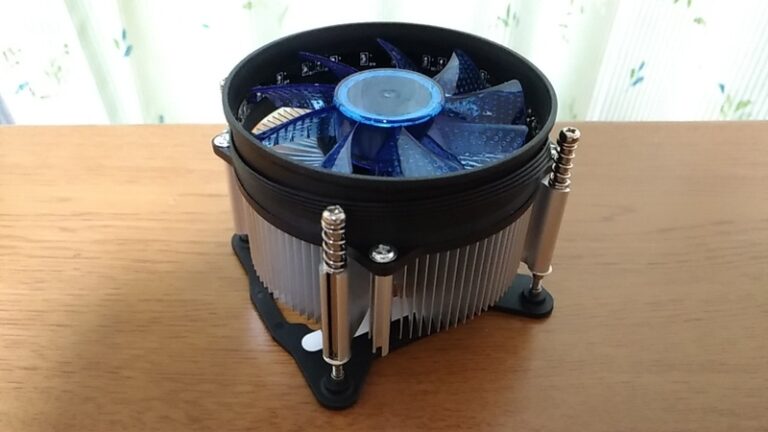 LEDで青く光るCPUクーラー【AINEX_CC-06B】 | ワケあり宝箱